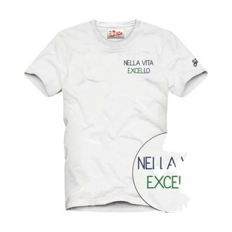 MC2 Saint Barth Portofino Excello 01N Emb - - Tops - Herren - Wei&szlig; - XL