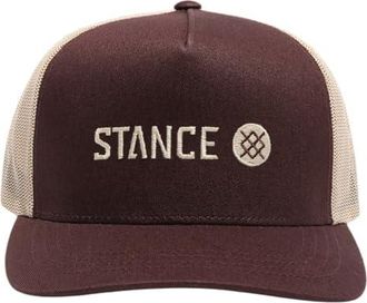 Stance Icon Trucker Chapeau, marron foncé, taille unique