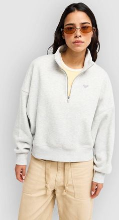 Roxy Everfree Half-Zip Sweater light grey heather