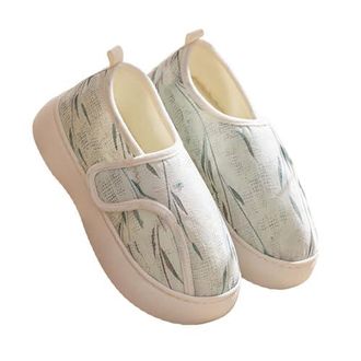 Generic Pantoufles pour hommes automne et hiver couleur unie fermeture &eacute;clair et double face &eacute;pais chaud d&eacute;contract&eacute; rembourr&eacute; Fluff Yeah pantoufles femmes mu