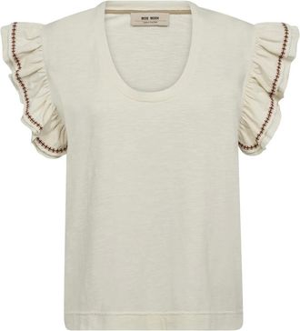 Mos Mosh MOS Mosh, Femme, Tops, Beige, Taille: 40 FR T-Chemises