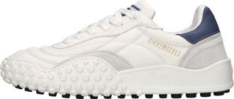 Dirk Bikkembergs Homme, Chaussures, Blanc, Taille: 40 EU Baskets en cuir Nappa