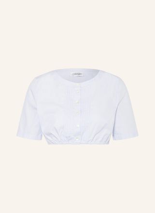 Grasegger Dirndlbluse Elke blau