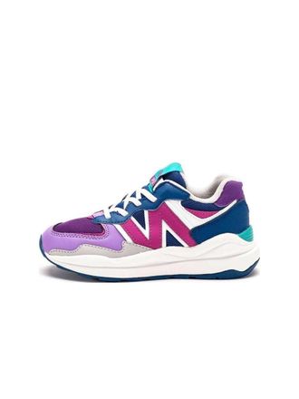 New Balance Logo Multicolor Synthetic Leather Sneaker - Multicolor