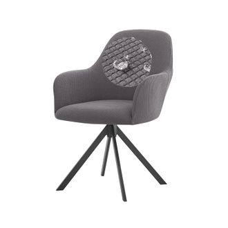 Generic Jacquard Samt Stuhlbezug Dehnbarer Esszimmerstuhl & B&uuml;rostuhl &Uuml;berzug, Elastische Velours-Gebogene R&uuml;cken Schutz F&uuml;r Schminktisch,Esszimmerstuhlbez&uuml;ge