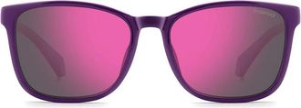 Polaroid unisex, Accessoires, Violet, Taille: 49 MM PLD 8077/S Lunettes de soleil