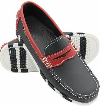 Zerimar Mocassin pour Homme en Cuir Véritable, Chaussure Décontractée Élégante et Légère pour Un Usage Quotidien ou Formel, Chaussure Confortable, Couleur Ble
