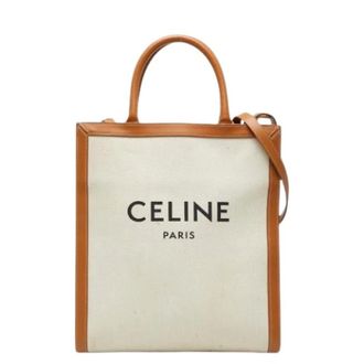 Celine Pre-owned Cabas Tote Bag - Femme - Pre-owned - Beige - Taille: ONE Size