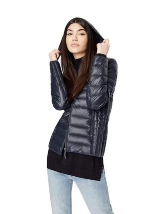 A|X Armani Exchange Damen Real Down Everyday Jacke, Blau, XS