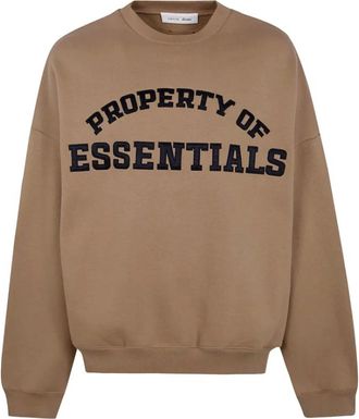 Fear of God Homme, Sweatshirts et sweats &agrave; capuche, Brun, Taille: M Property Lounge Crewneck