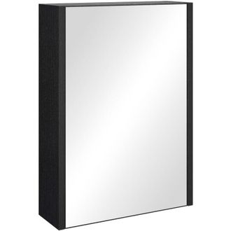 Badplaats Armoire de salle de bain Cuba 40 x 13 x 55 cm - Noir matt- Armoi