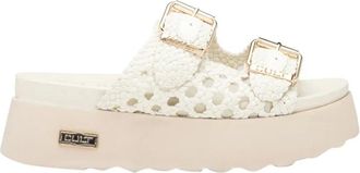 Cult Femme, Chaussures, Blanc, Taille: 36 EU Janis Sandal