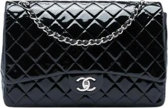 Chanel Sac bandouli&egrave;re classique double rabat Pre-owned - Femme - Pre-owned - Noir - Taille: ONE Size