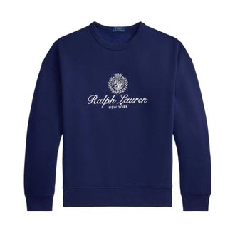 Polo Ralph Lauren Homme, Sweatshirts et sweats &agrave; capuche, Bleu, Taille: XL Seasonal Fleece Graphic SweaT-shirt