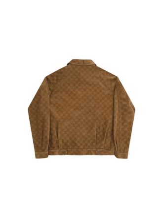 Gucci Laser-Printed GG Corduroy Jacket - Brown