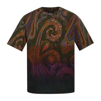 Etro Homme, Tops, Brun, Taille: S T-shirt &agrave; motif