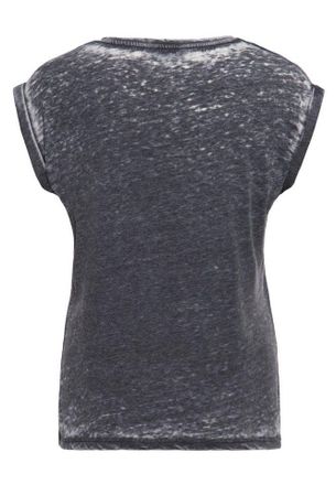 Queen Kerosin Print-Shirt Hasta La Vista (1-tlg) mit Roll-Up