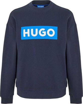 HUGO BOSS Hugo - Niero Sweatshirt f&uuml;r Herren, Rundhalsausschnitt (Marine)