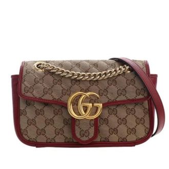 Gucci Sac bandouli&egrave;re vintage doccasion - Femme - Pre-owned - Beige - Taille: ONE Size