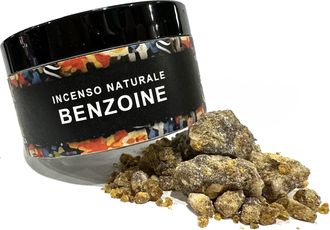 1Samsara Nat&uuml;rliches Benzoeharz Weihrauch, rein ohne Zusatzstoffe - Elegante und praktische Verpackung - 75 ml - R&auml;ucherung Reinigung (Benzoin)