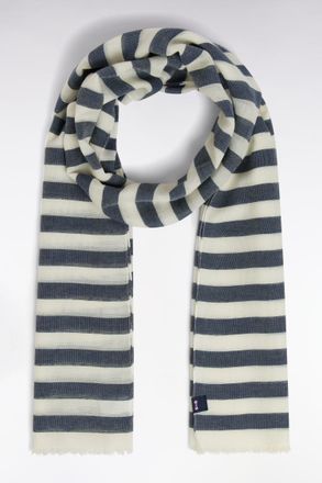 Eden Park Ch&egrave;che En Coton M&eacute;lang&eacute; &Agrave; Fines Rayures Marine