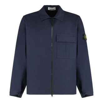 Stone Island Homme, Vestes, Bleu, Taille: 2XL Blouses & Chemises