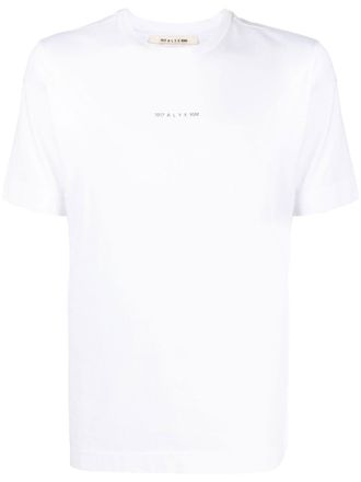Alyx t-shirt en coton à logo imprimé - Blanc