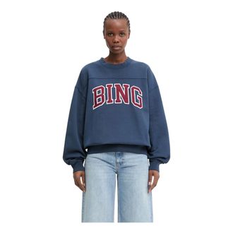 Anine Bing Damen, Sweatshirts & Hoodies, Blau, XSGr&ouml;&szlig;e