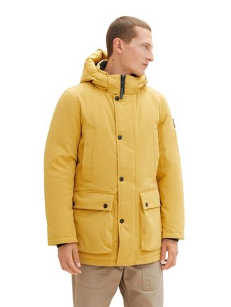 Tom Tailor Herren 1037347 Arctic Winterpaka mit Abnehmbarer Kapuze, 10533-golden Fall, XL