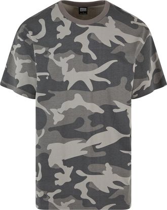 Urban Classics Herren T-Shirt Oversized Simple Camo Tee, lässiges Camouflage T-Shirt für Männer, Rundhals, Oversized Fit, erhältlich in Größen S - 5XL