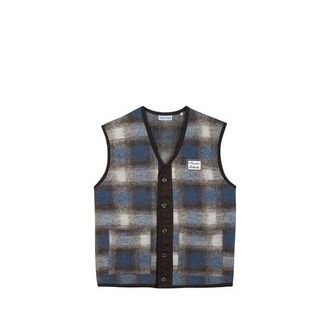 Maison Labiche Gilet sans manches Fourcade en laine m&eacute;lang&eacute;e