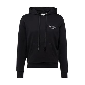 Iceberg 5C Felpa Hoodie - - Sweatshirts & Hoodies - Herren - Schwarzk - S