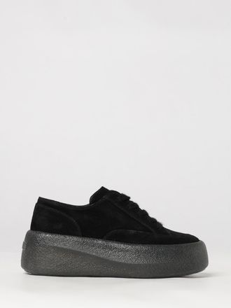 Vic Mati&eacute; Geschn&uuml;rte Low-Top-Plateau-Sneakers aus Veloursleder