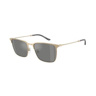 Emporio Armani Rechteckige Sonnenbrille - - Accessories - Herren - Gelb - 57 MM
