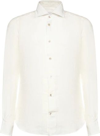 Eleventy Homme, Chemises, Blanc, Taille: XL Casual Chemises
