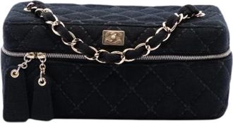 Chanel Sac Vanity Pre-owned - Femme - Pre-owned - Noir - Taille: ONE Size