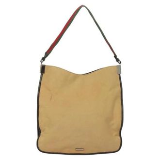 Gucci Pre-owned Toile sacs-gucci - Femme - Pre-owned - Beige - Taille: ONE Size