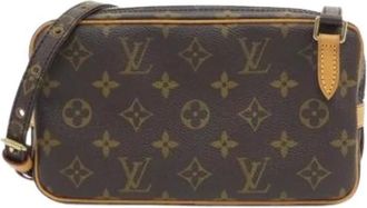 Louis Vuitton Sac bandouli&egrave;re vintage doccasion - Femme - Pre-owned - Brun - Taille: ONE Size
