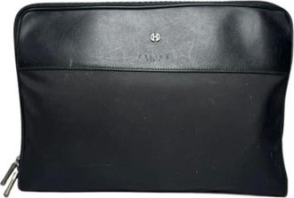 Celine Pre-owned Triomphe Clutch - Femme - Pre-owned - Noir - Taille: ONE Size