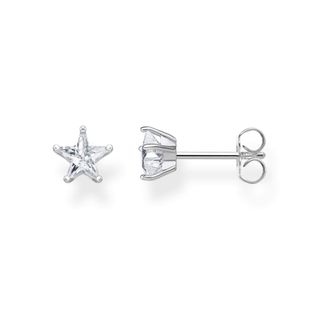 Thomas Sabo Thomas Sabo Damen Ohrringe Ohrstecker Kleine Sterne 925 Sterling Silber H2079-051-14