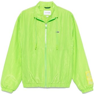 Lacoste Jacke mit Logo-Patch - Grün