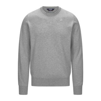 K-Way Baumwoll-Sweatshirts und Hoodies - - Knitwear - Herren - Grau - M