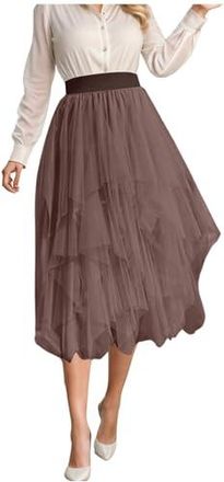 Generic Jupe Jean Longue Blanche Trapèze Marine Évasée Violette Bouffante Volant Et Asymetrique Ecru Charleston Corset Métallique Brillante Écolière Princesse