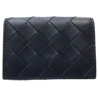 Bottega Veneta Pre-owned Stoff portemonnaies - - Pre-owned - Damen - Blau - ONE SIZE