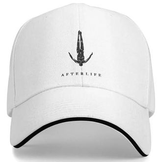 Generic Chaleur dHiver, Stream Afterlife Musique Accessoires Hommes Femmes Casquette de Baseball Après la Vie Chapeau de Camionneur Mode Extérieur Couvre-Chef