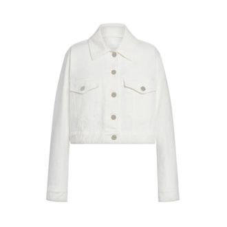 Dondup Regular-fit Jacke aus Stretch Bull Denim - - Jackets - Damen - Beige - M