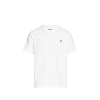Dickies kurze Baumwollhülle T -Shirt - Weiß