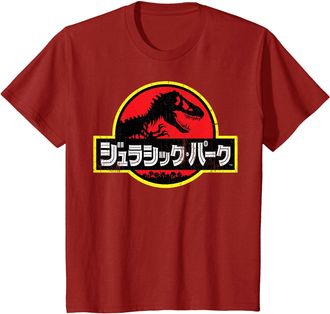 Jurassic Park Japanese Kanji Classic Logo T-Shirt