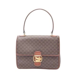 Celine Sac &agrave; main en toile doccasion - Femme - Pre-owned - Brun - Taille: ONE Size