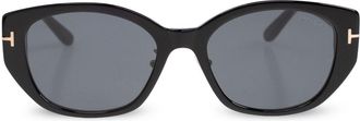 Tom Ford Eyewear lunettes de soleil &agrave; monture papillon - Noir